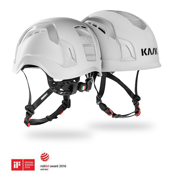 ZENITH AIR HI VIZ Bauhelm weiß DIN EN 397 - EN 50365 mit Kinnriemen