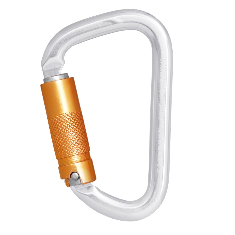 Aluminiumkarabiner mit Automatikverschluss 3-fach Drehung EN 362:2004 ...